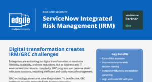 ServiceNow Integrated Risk Management (IRM) - Edgile