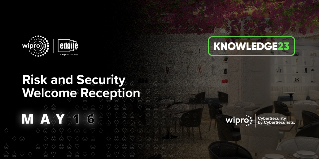 ServiceNow Knowledge 2023 – Welcome Reception – Edgile